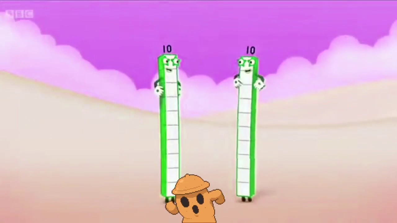 Numberblocks 10 intro in Green Lowers - YouTube