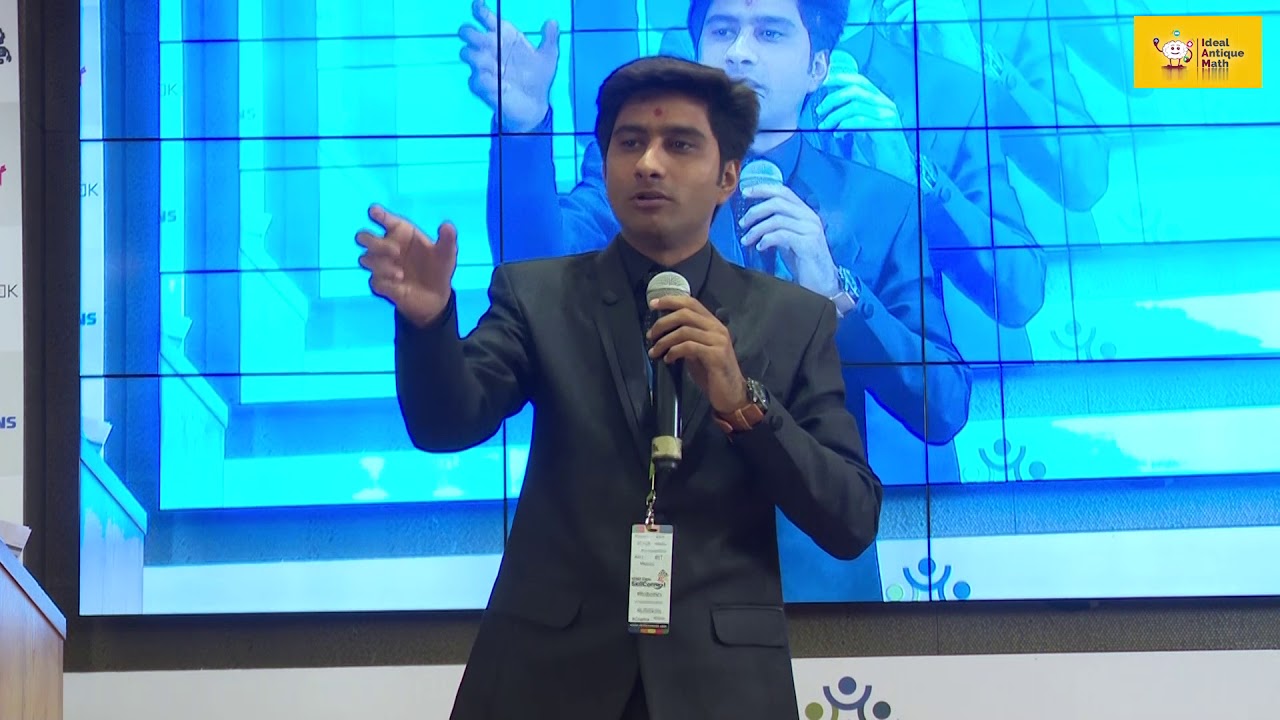 Akshay Khatri: Mr. calculator!! Speech in SFS times event - YouTube