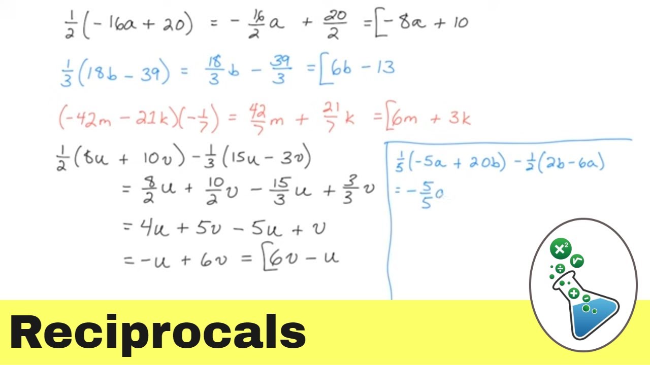 Multiplying By Reciprocals - YouTube
