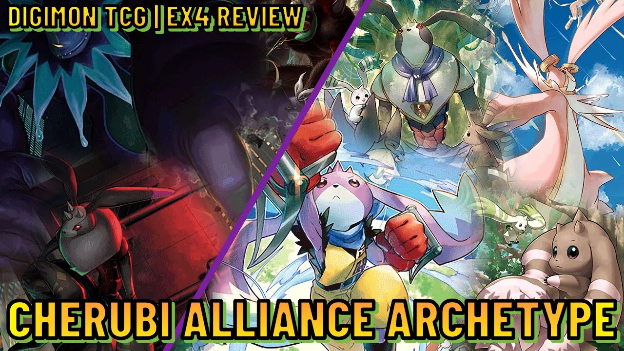 Digimon TCG | EX4 Set Review: Cherubi Alliance Archetype - YouTube