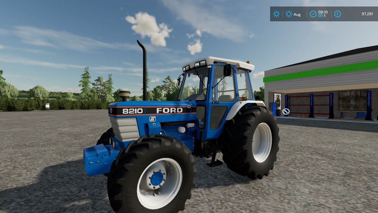 mod spotlight ford 8210 on king mods - YouTube