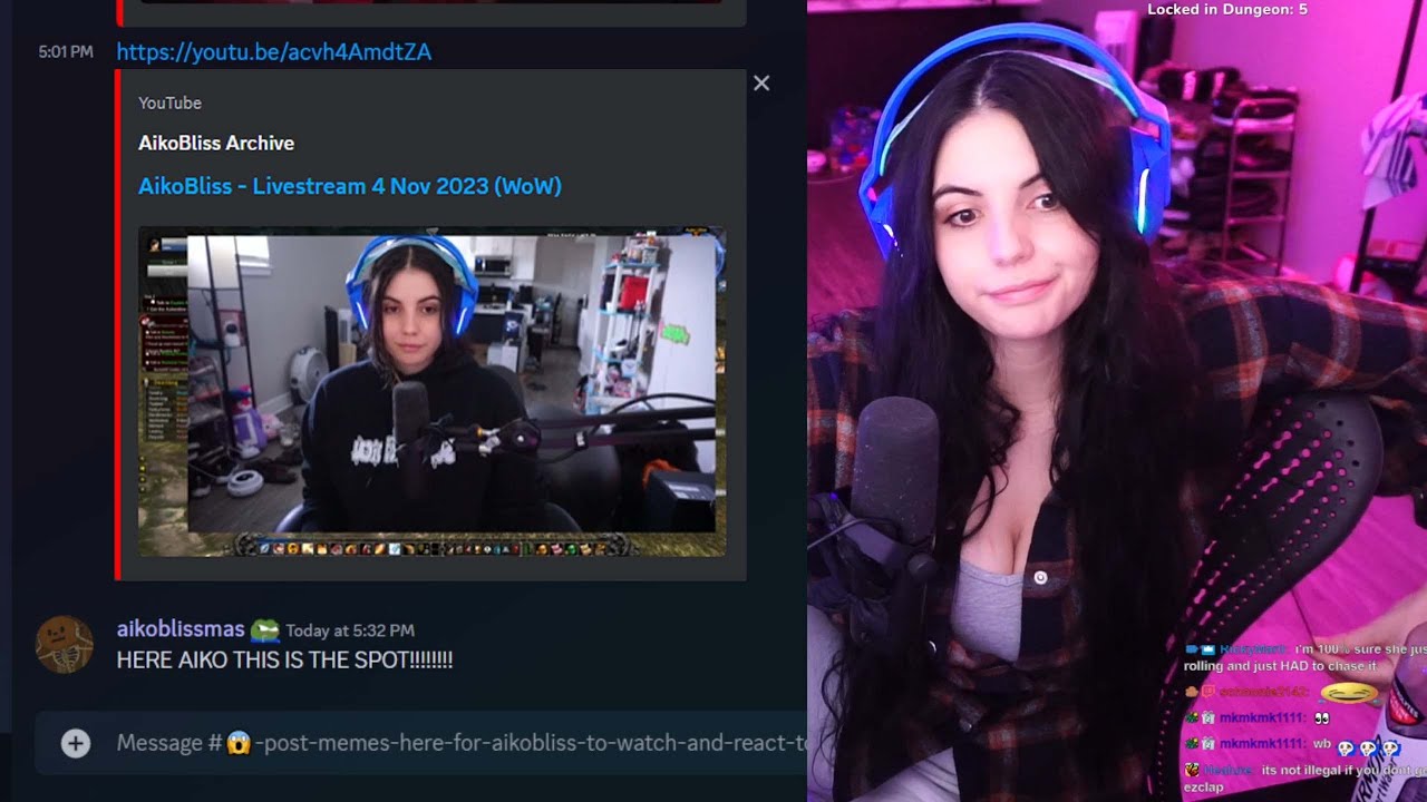 AikoBliss - Livestream 25 Nov 2023 (Just Chatting, WoW) - YouTube