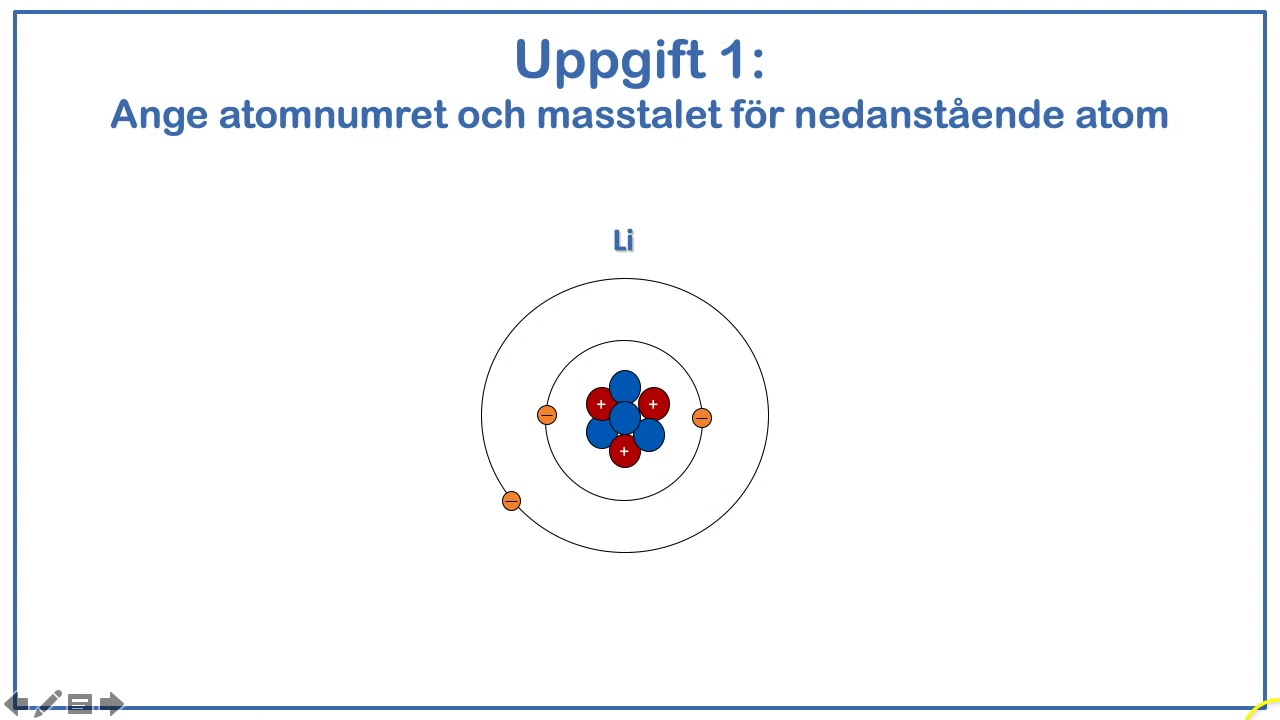 Fråga kemiläraren - Vad menas med atomnummer, neutrontal och masstal ...