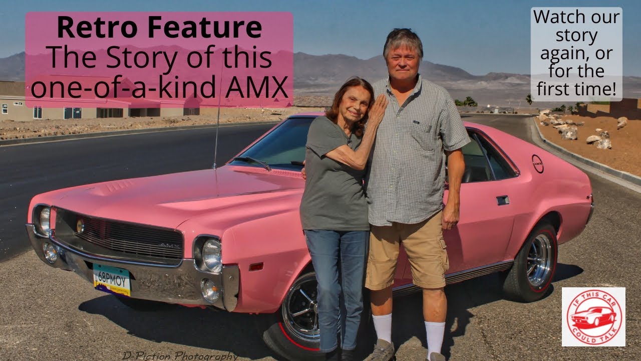 A 1968 AMC AMX - a RARE FIND in Playboy Pink! - YouTube
