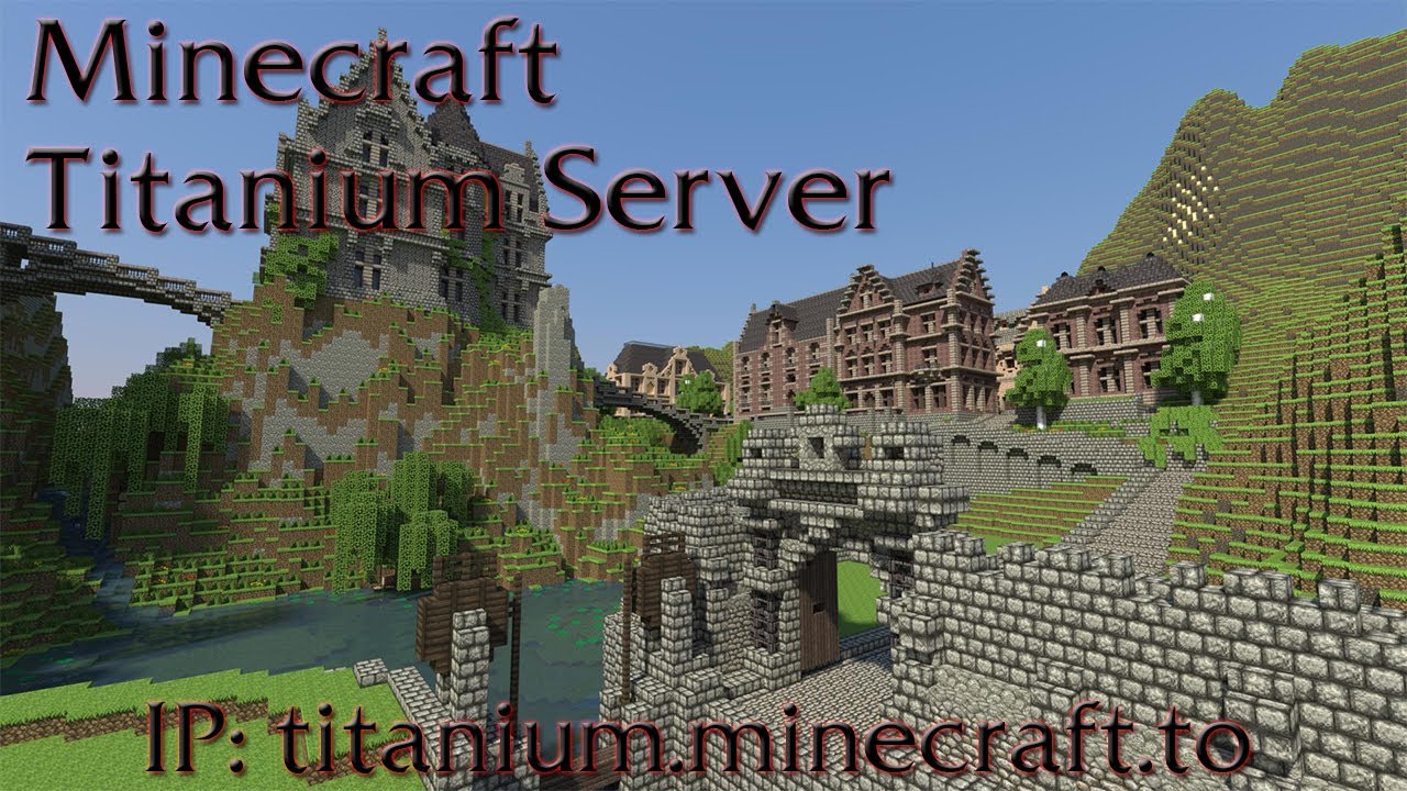 Minecraft : TITANIUM SERVER TOUR - YouTube