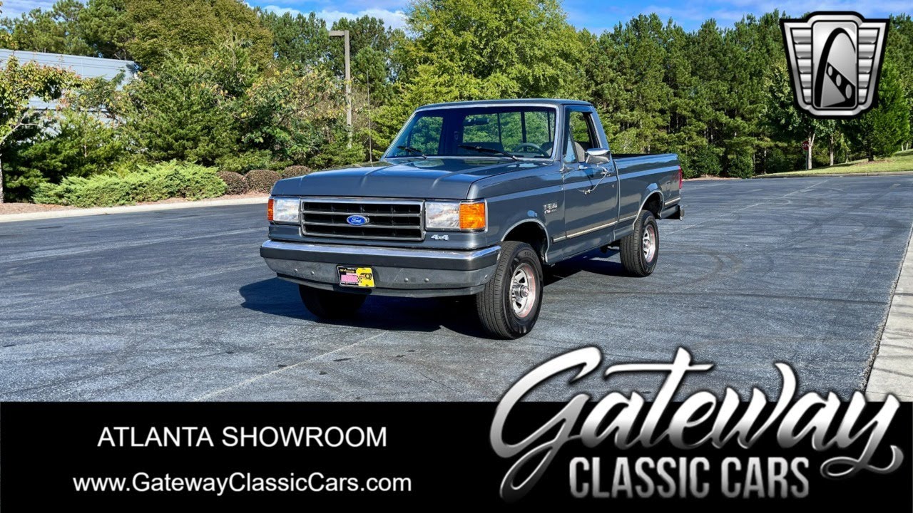 1989 Ford F-150 Lariat XLT 4X4 Gateway Classic Cars #2136-ATL - YouTube