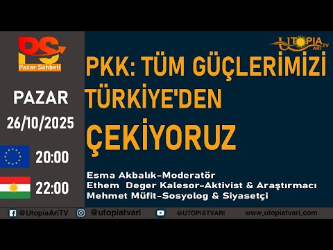 PKK'nin yeni adımı: TÜM GÜÇLERİMİZİ  TÜRKİYE'DEN  ÇEKİYORUZ.