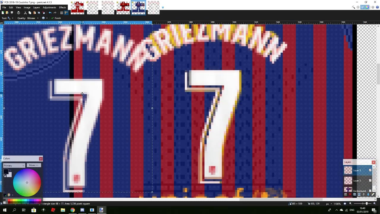 Roblox - Griezmann's Atletico Madrid Jersey - YouTube