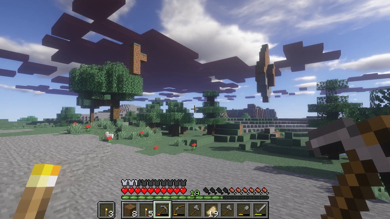 Building a shack. Minecraft Part 2 - YouTube