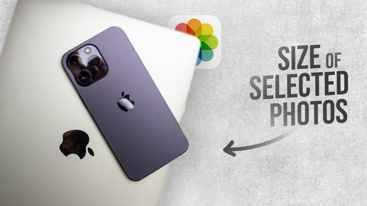 How to Know File Size of Selected Photos on iPhone - YouTube