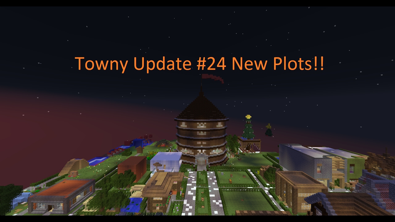 Minecraft Towny Update #24 New Plots!! - YouTube