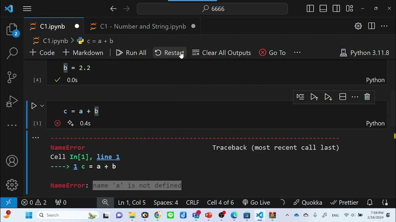 Smart Tech & AI 2566-2: Basic Python Part 1 - YouTube