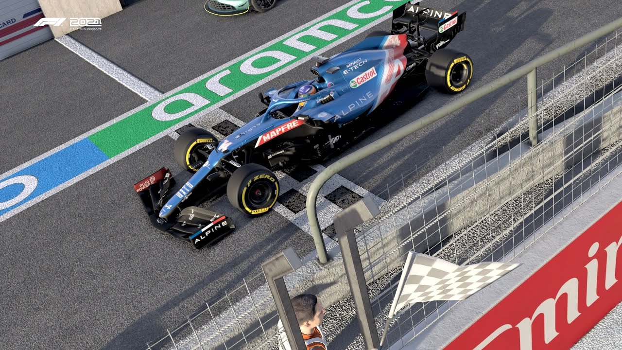 WINNING A RACE IN THE PIT LANE? *very close* | F1 2021 - YouTube