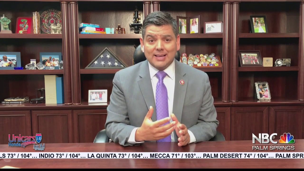 Congressman Raul Ruiz on Masks and Relief Funds - YouTube