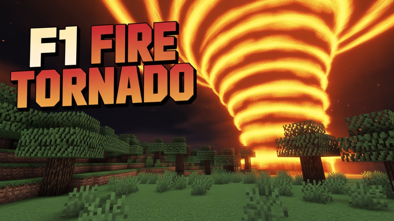 Can I Survive a Fire Tornado in Minecraft? - YouTube