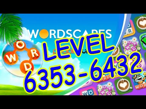 WordScapes Level 6353-6432 Answers | Master #5 - YouTube