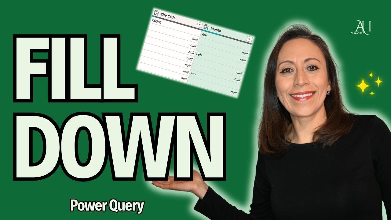 How To Fill Down In Seconds With Power Query - YouTube
