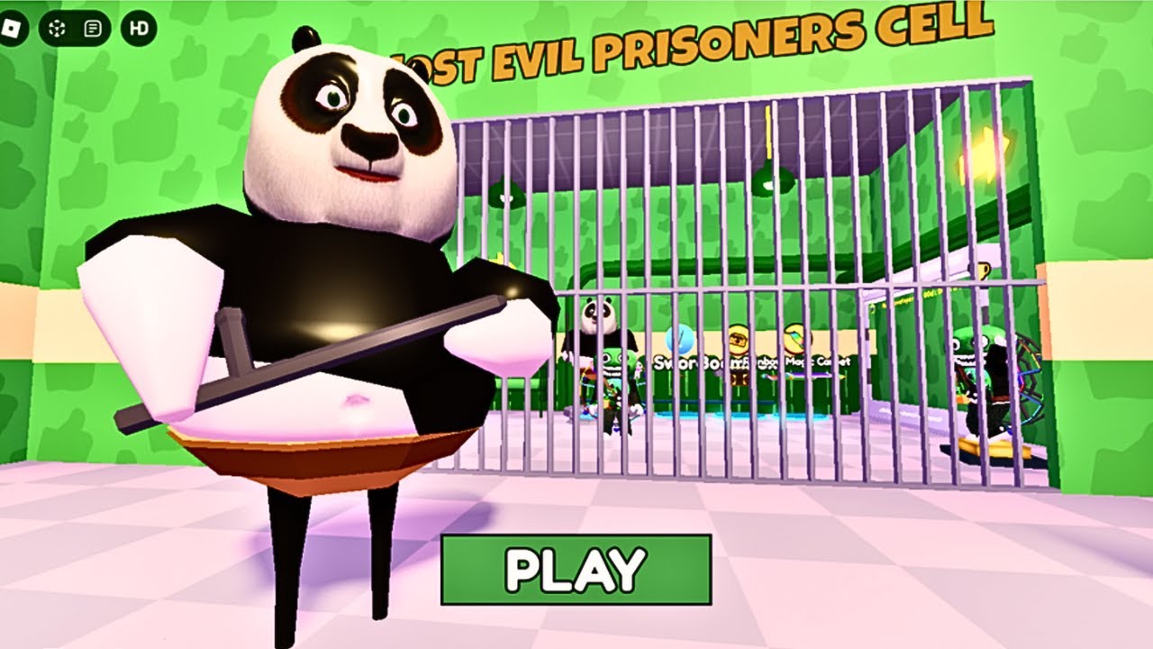 PANDA BARRY'S PRISON RUN! (Obby) New Update - Roblox Walkthrough FULL ...