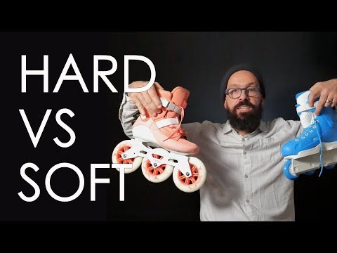 INLINE SKATING TECH SCHOOL - SOFT BOOT VS HARD BOOT SKATES VLOG132