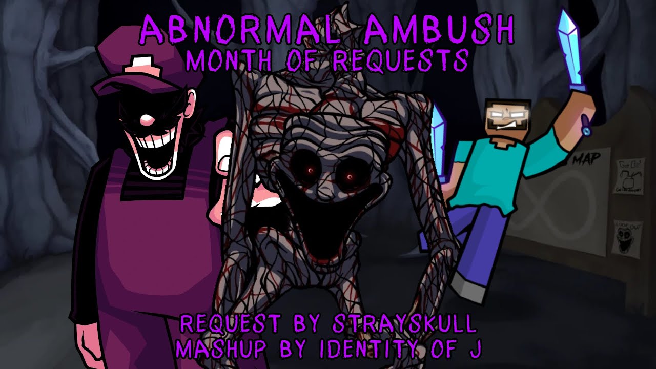 FNF Mashup - Abnormal Ambush [Aurora V2 x Powerdown V2 x Danger V3 ...