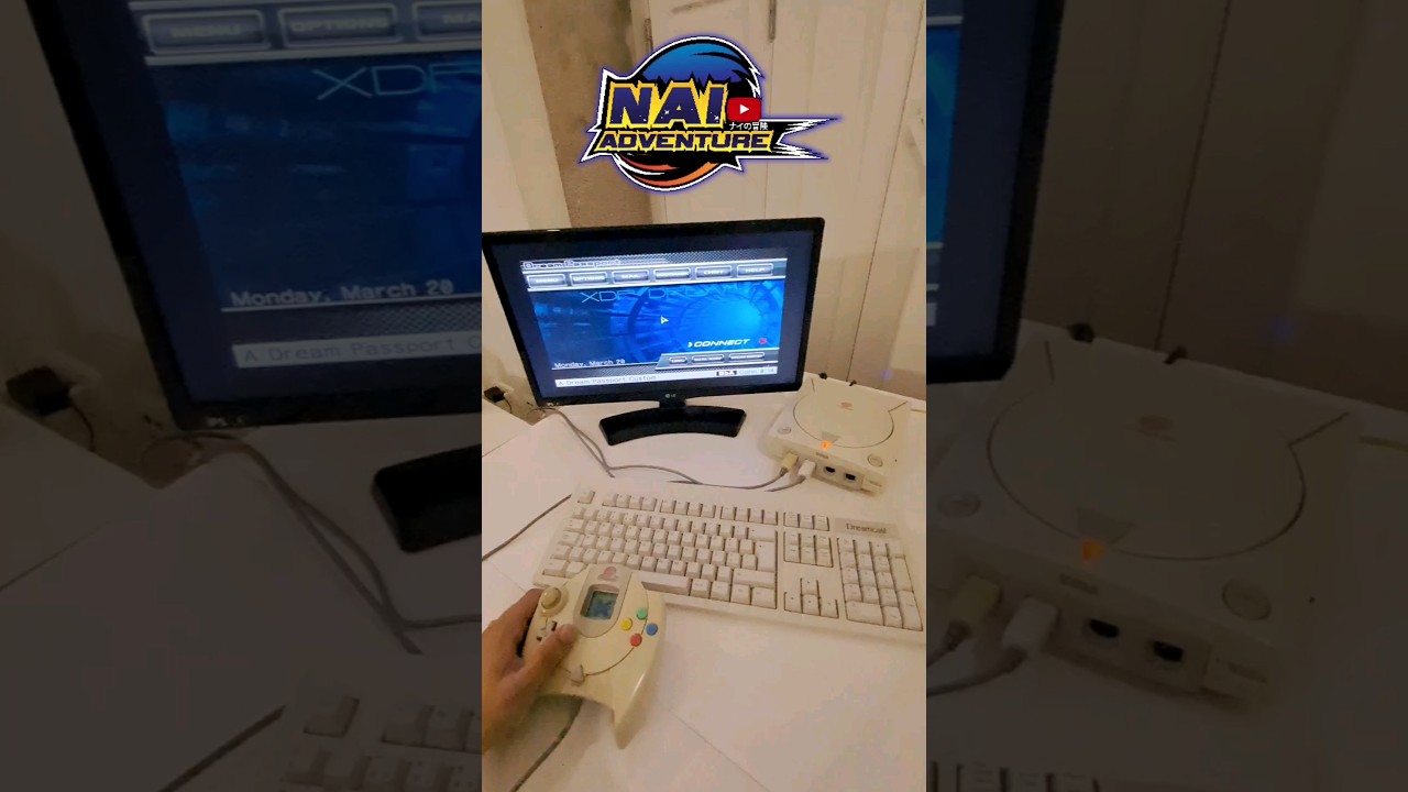 Dreamcast baixando música - BBA #shorts #sega #dreamcast - YouTube