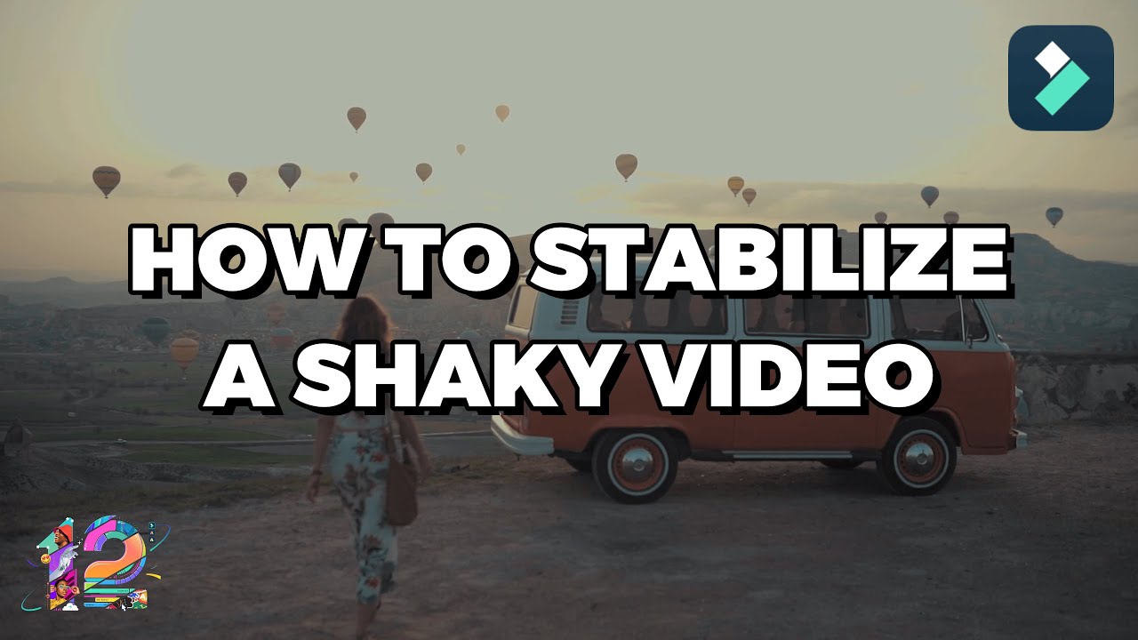 HOW TO STABILIZE A SHAKY VIDEO | Filmora 12 - YouTube