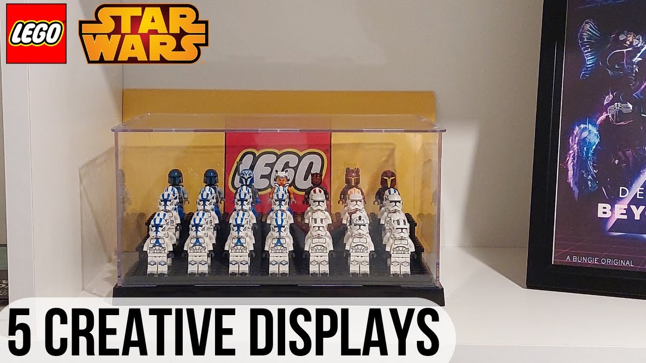 5 ways to display your LEGO minifigures - YouTube