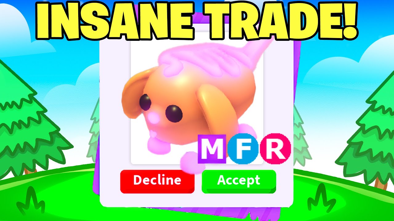 MEGA CORN DOGGO TRADE (Adopt me) - YouTube