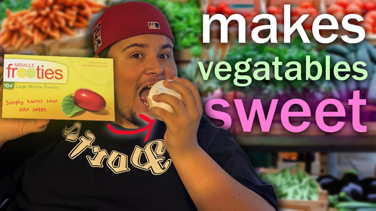 THIS PILL MAKES VEGGIES TASTE LIKE CANDY!!! - YouTube