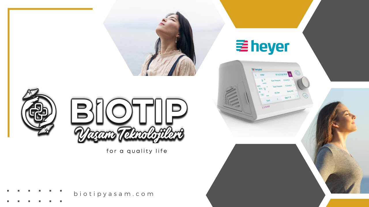 HEYER LUVAR CPAP CİHAZI - ÜSTÜN ALMAN TEKNOLOJİSİ - YouTube