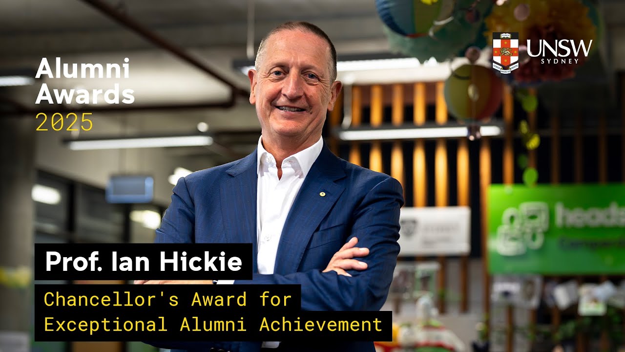 Changing the national mental health conversation: Professor Ian Hickie ...