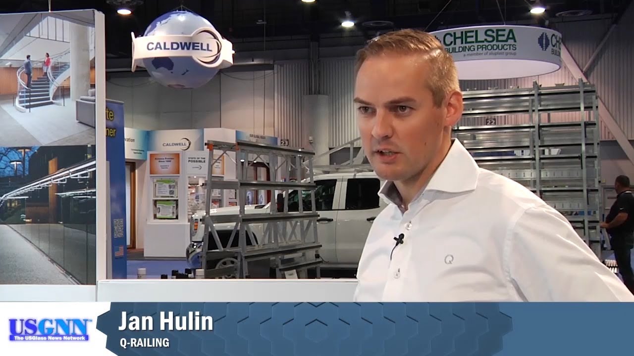 Q-railing at GlassBuild America 2018 - YouTube