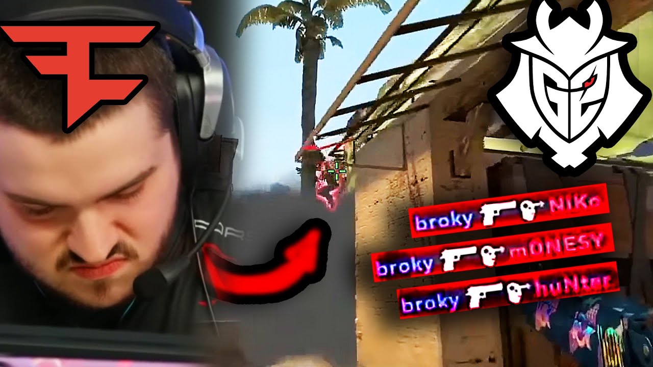 Broky and FaZe Beat the Brakes off of G2 | FaZe vs G2| Blast Premier ...