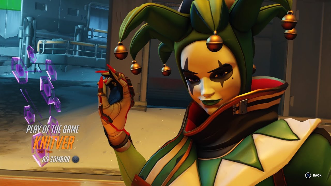Overwatch 2 - My Sombra Jester First POTG - YouTube