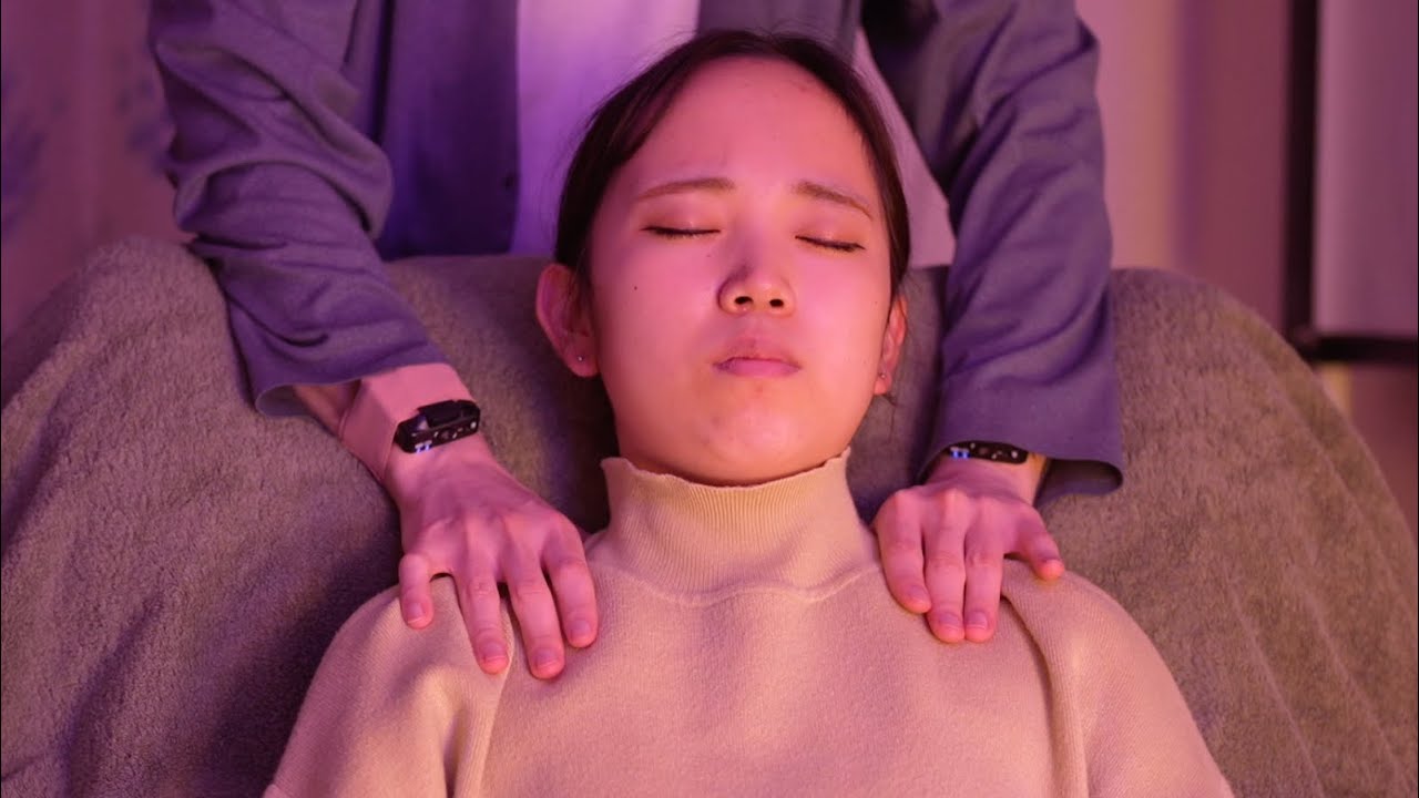 Asmr Chair Massage For Sleep And Relaxation Japanese Massage Youtube 6989
