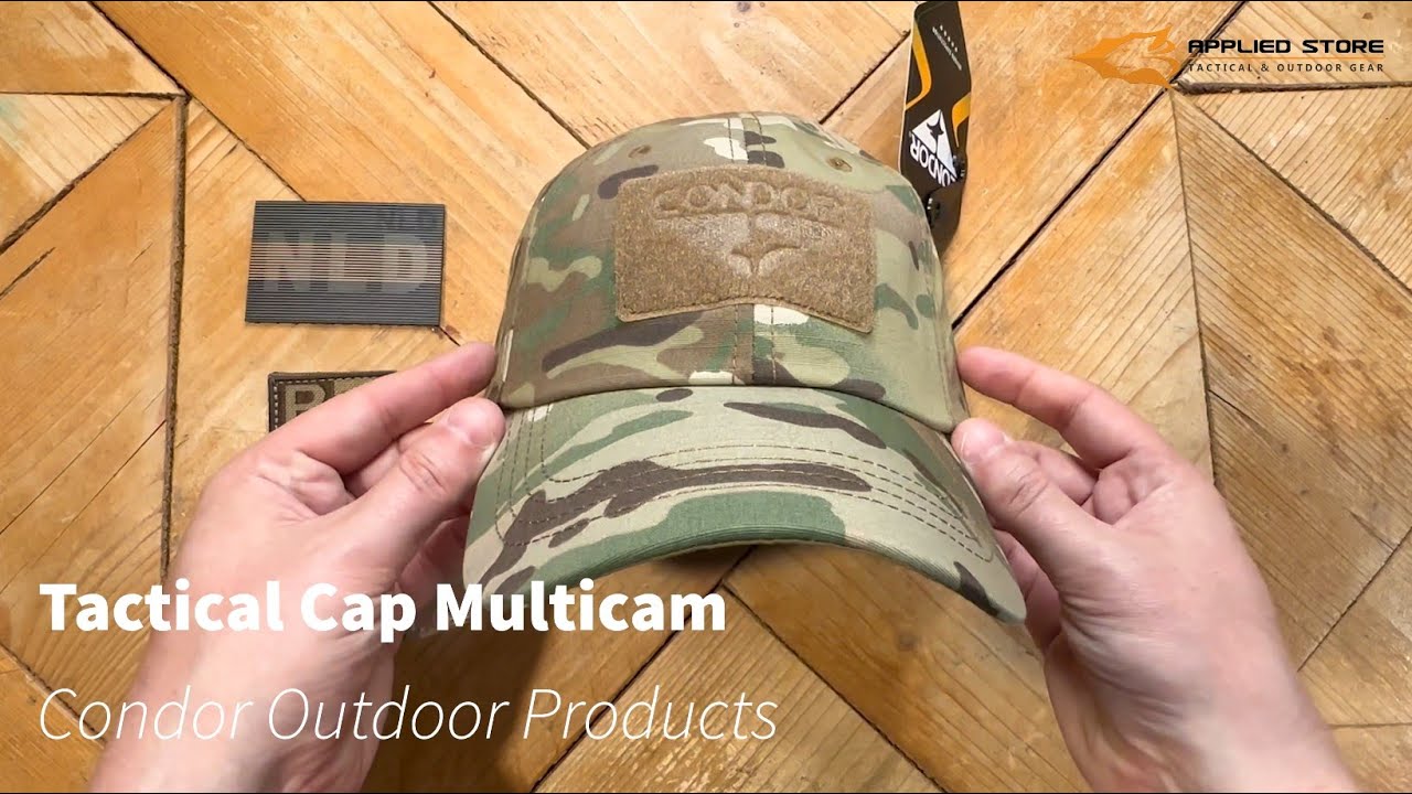 Condor Outdoor Tactical Cap Multicam - Overview by applied-store.com - YouTube
