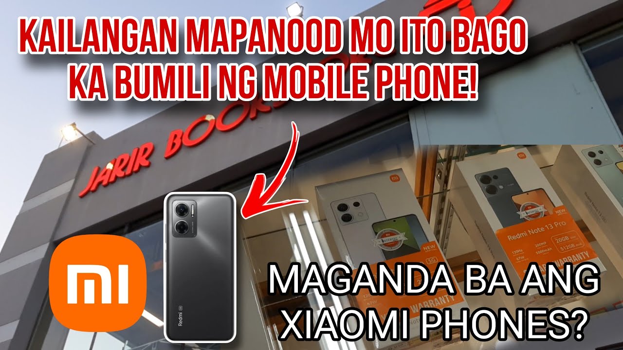 DITO ANG BILIHAN NG MURANG CELLPHONE | REDMI NOTE 13 | Jarir Book Store ...