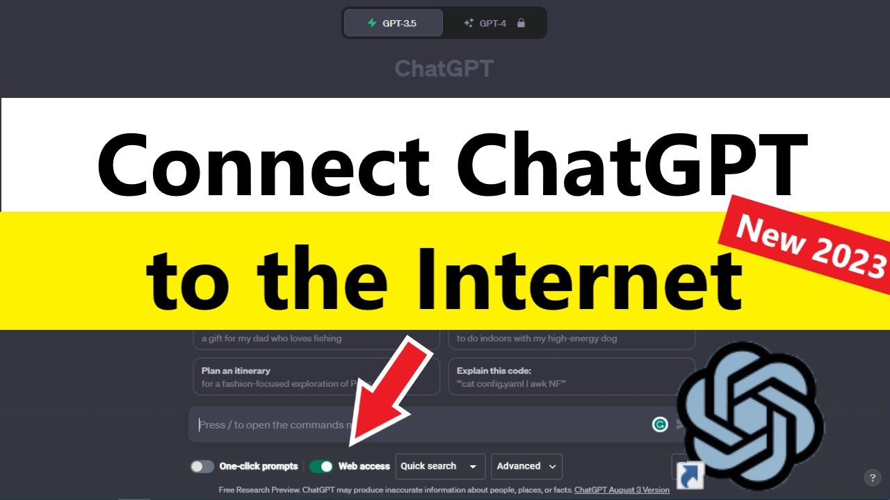 how to connect chatgpt to the web | How to Connect ChatGPT to the Internet | Connect GPT to ...