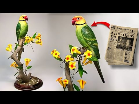 How To Make Bird | Home Decorating Ideas | Best Out Of Waste ...