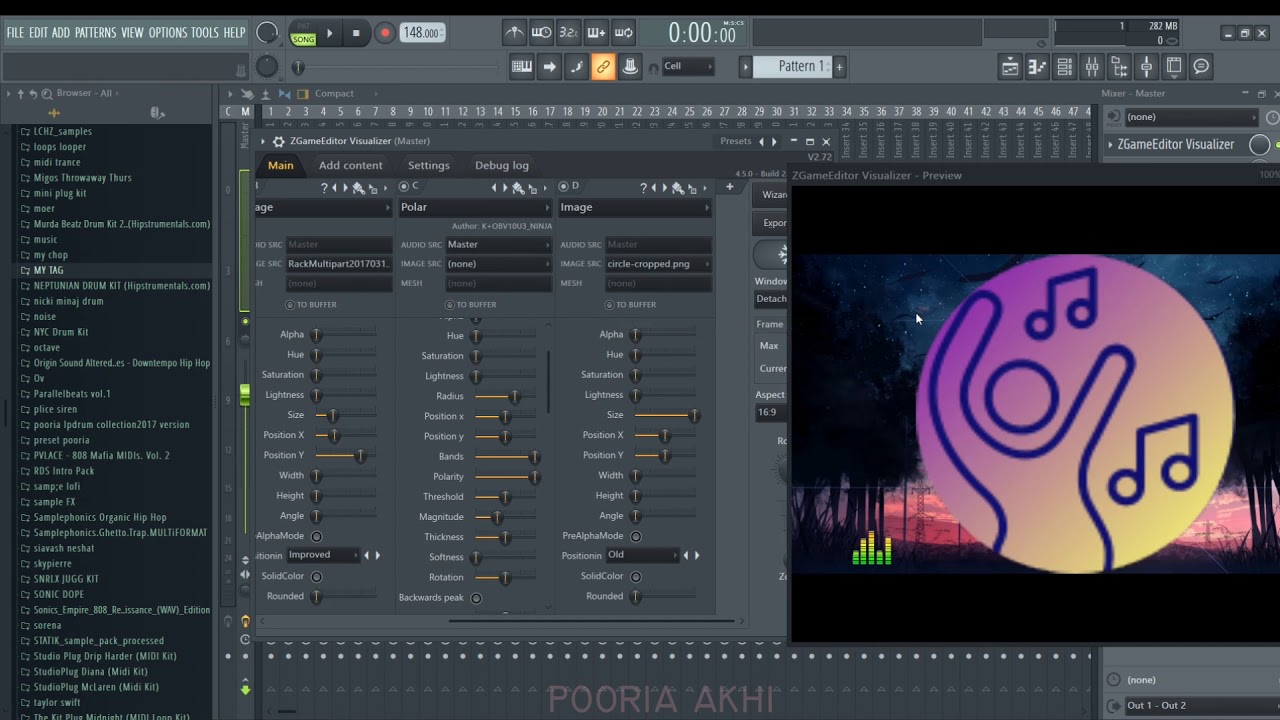 Zgame VISUALIZER | ساخت visualizer با پلاگین خود اف ال استدیو - YouTube
