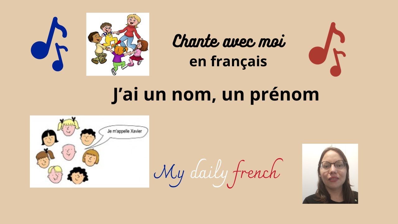 J’ai un nom, un prénom/ I have a surname, a first name - YouTube