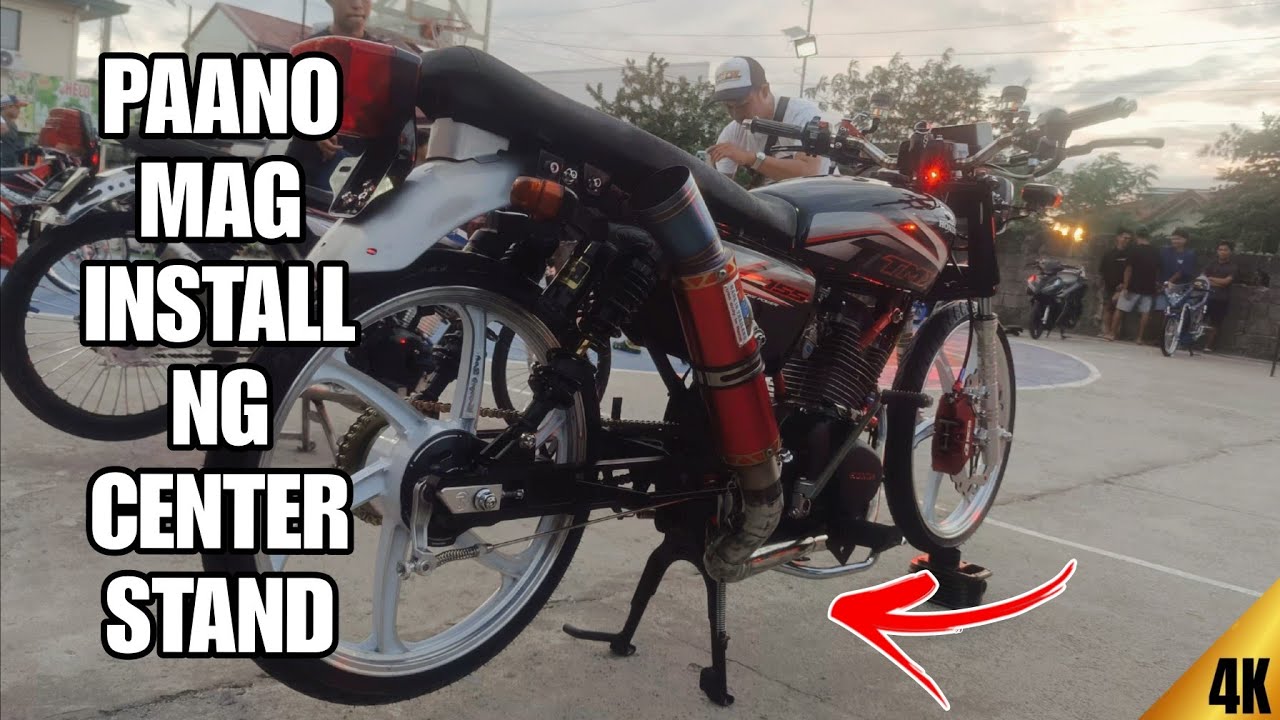 PAANO MAG INSTALL NG CENTER STAND SA HONDA TMX 125/155 - YouTube