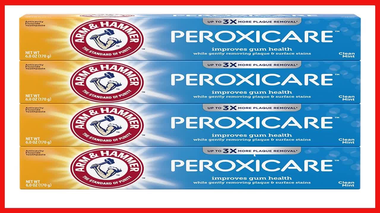 Great product - Arm & Hammer Peroxicare Toothpaste, Clean Mint Flavor ...