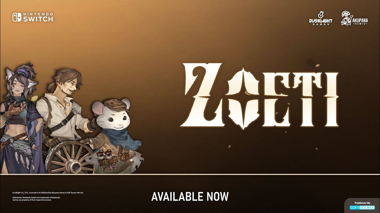 Zoeti | Nintendo Switch | Physical Edition: Available Now - YouTube