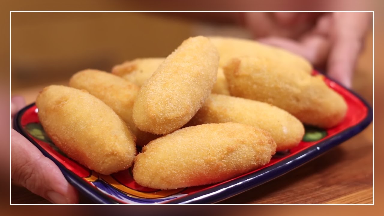 Croquetas DISFRUTONAS de PANCETA y JAMON Sin GLUTEN - YouTube
