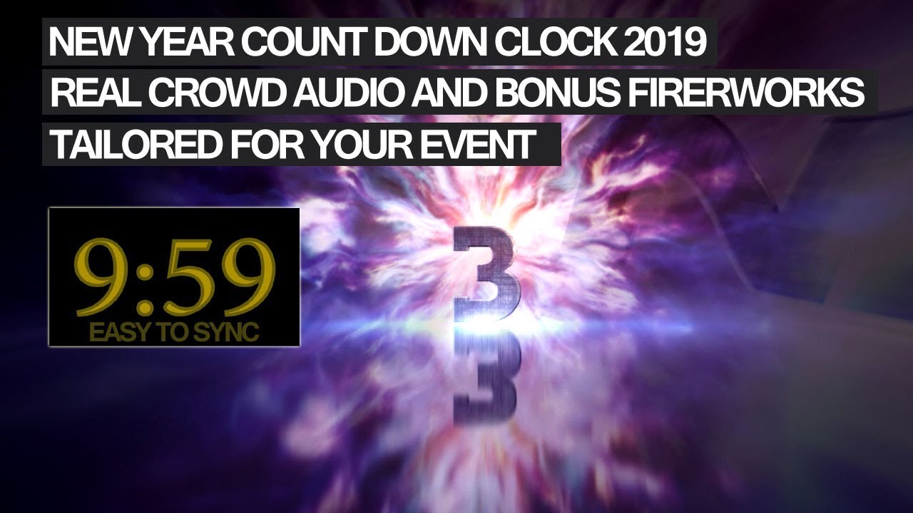 NEW YEAR COUNTDOWN 2025 (10 min TIMER) with crowd audio - YouTube
