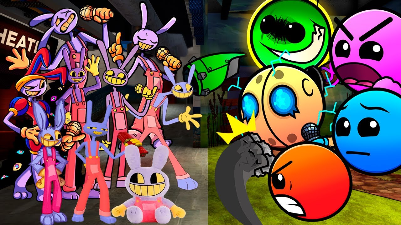 Fire In The Hole VS Jax All Phases (Lobotomy Geometry Dash) Friday ...