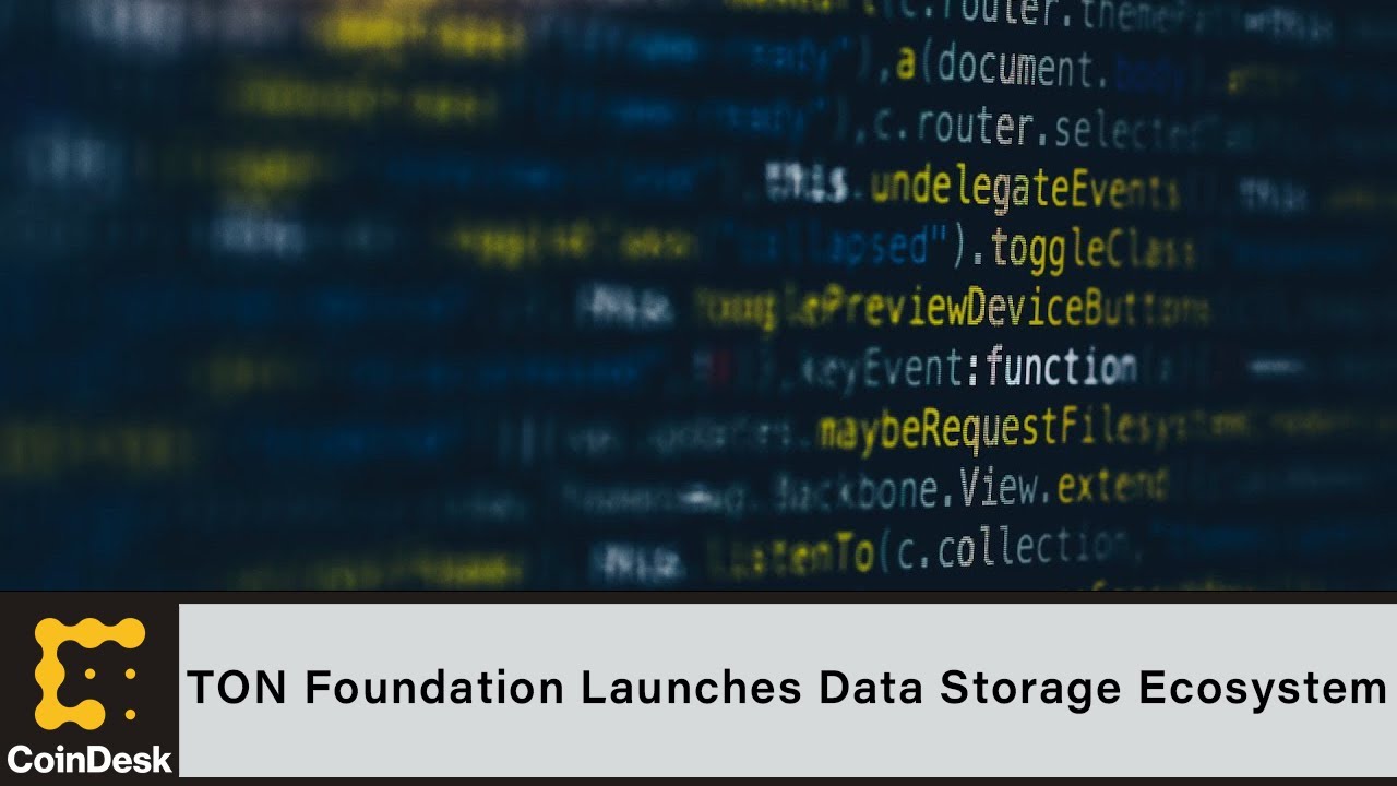 TON Foundation Launches Data Storage Ecosystem Ton Storage - YouTube