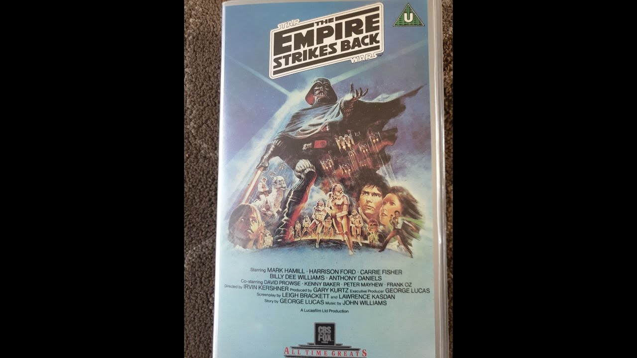 Original VHS Opening and Closing to Star Wars The Empire Strikes Back ...