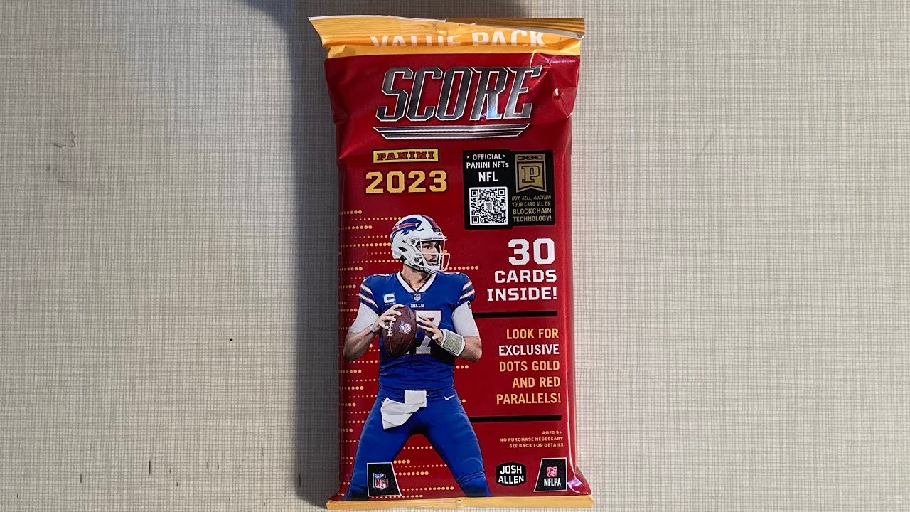 2023 Score Football Value Pack Opening - YouTube